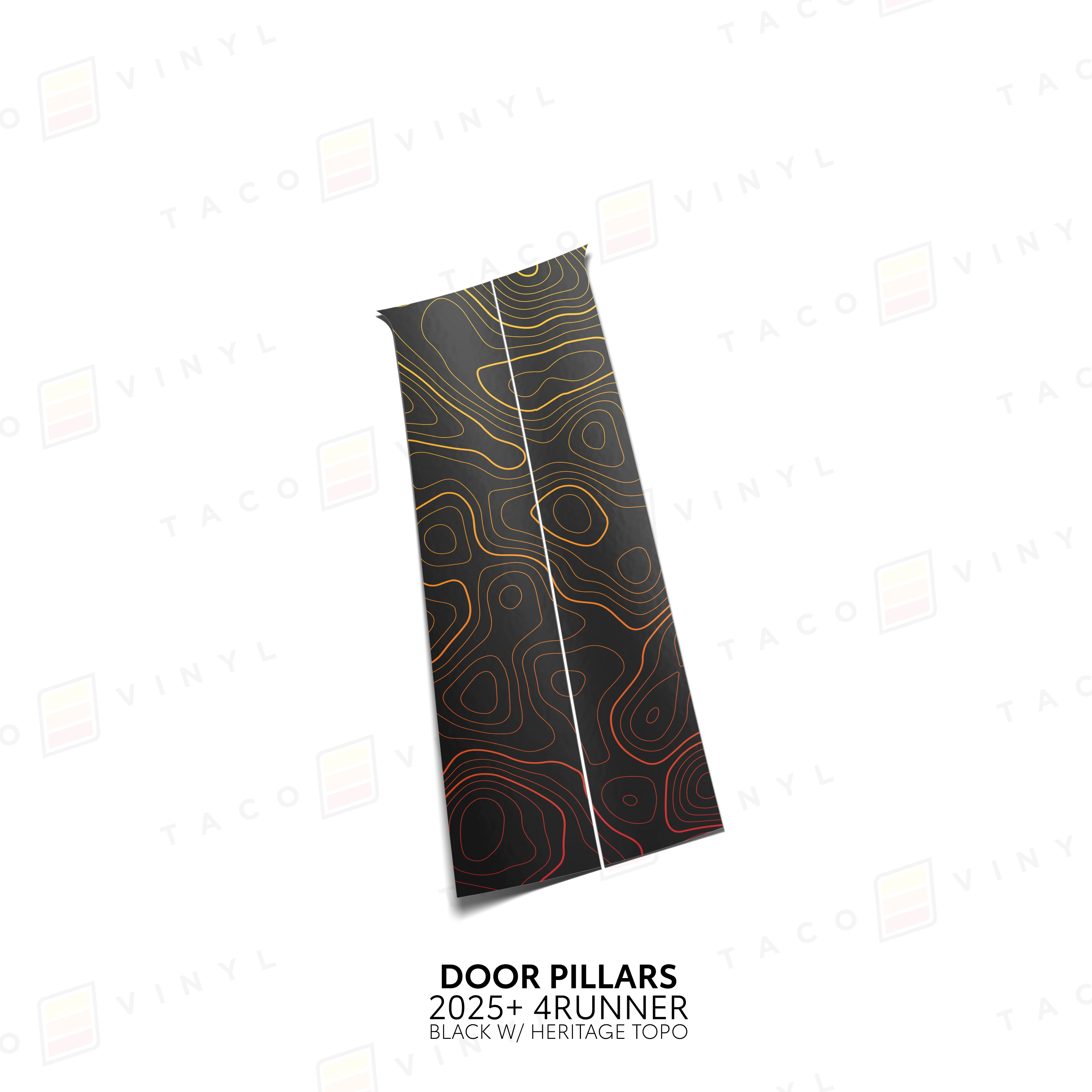 2025+ 4Runner Door Pillar Decals